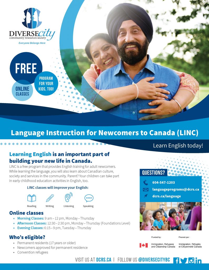Language Instruction for Newcomers to Canada (LINC) (Online ... Language Instruction for Newcomers to Canada (LINC) (Online ...